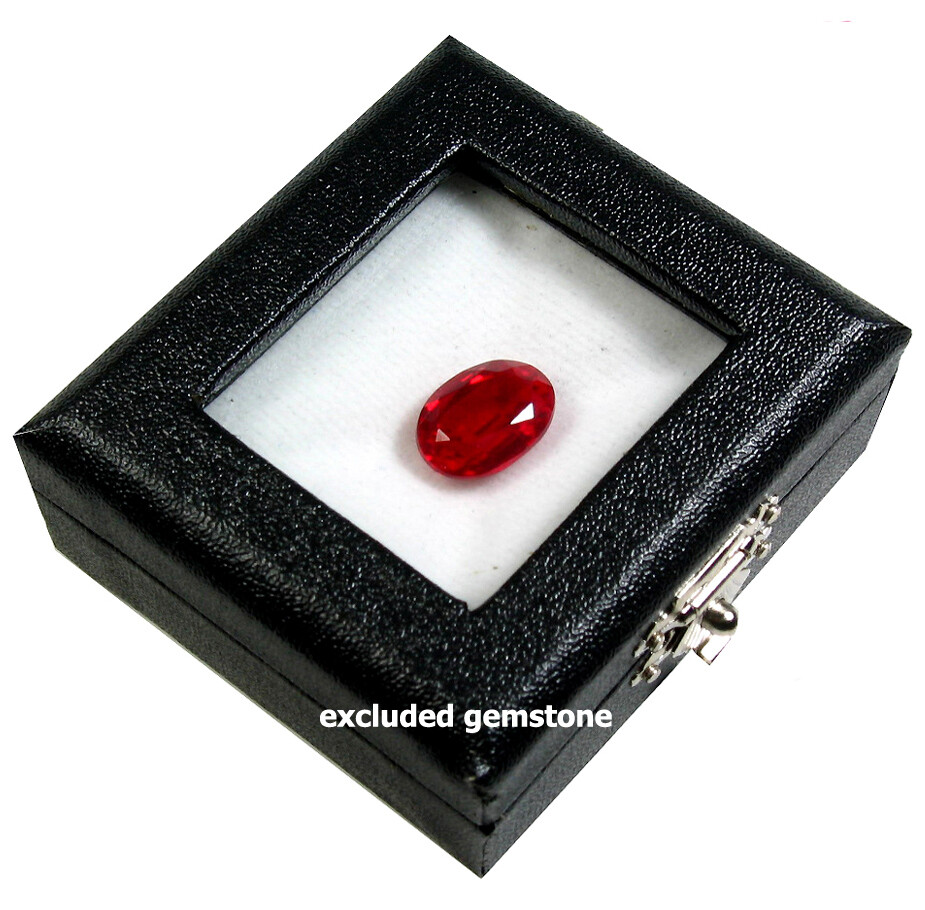 TOP GRADE GLASS DISPLAY BOX SHOW JEWELRY JAR GEMS DIAMOND COIN 5x5 CM ...