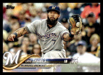 2018 Topps Eric Thames #615 Milwaukee Brewers Baseball Card | eBay