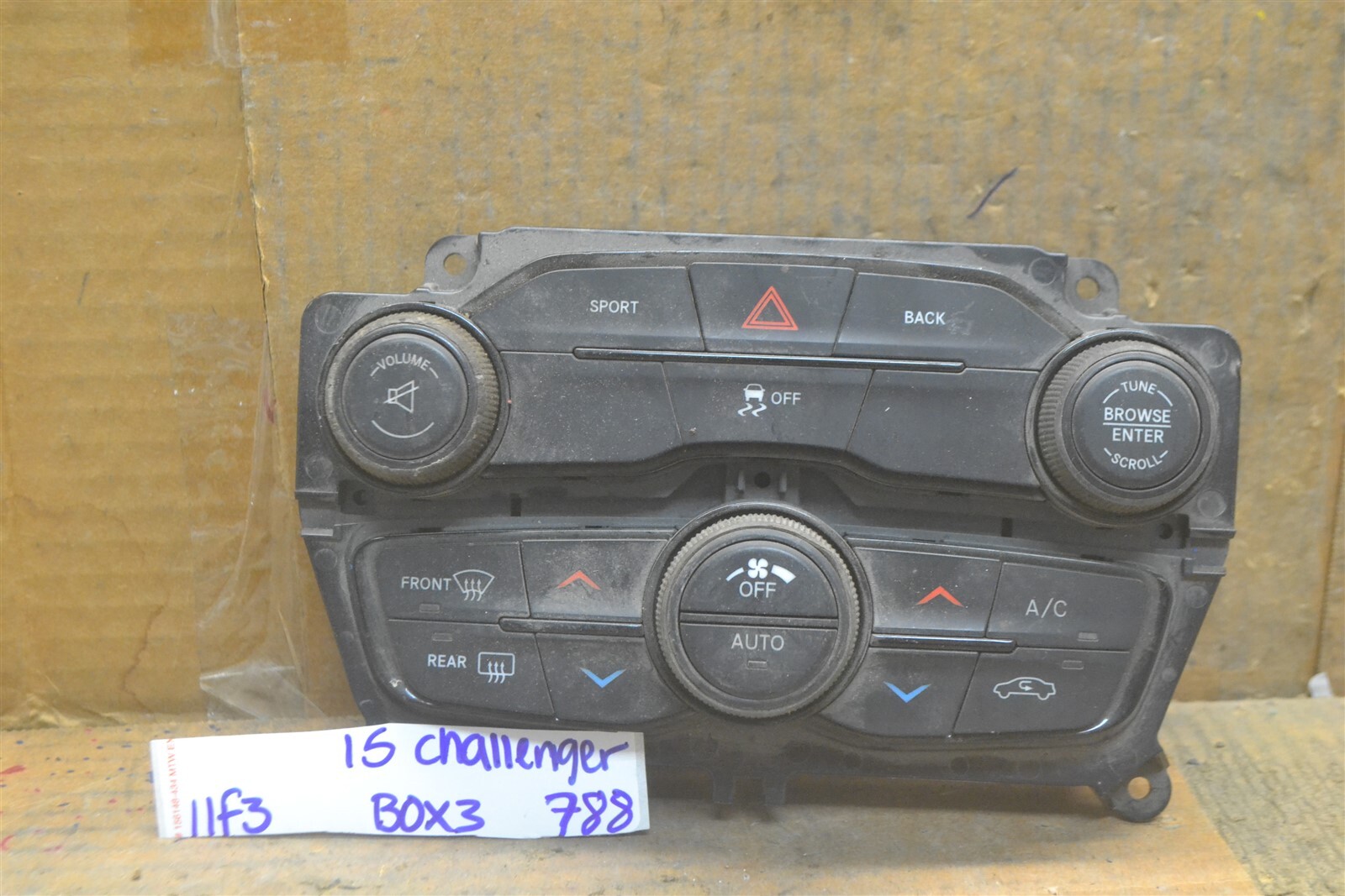 2015 16 DODGE CHALLENGER AC Control OEM 5PG682XGAD for sale online | eBay