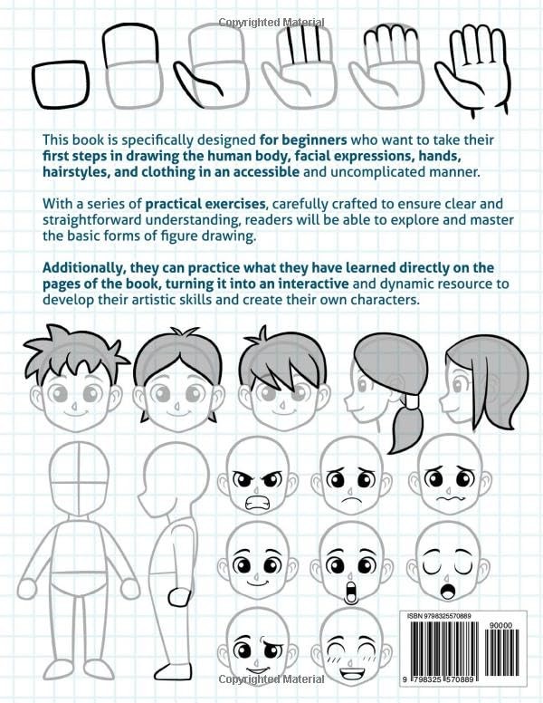 Learn How to Draw People for Beginners: 80 practical, step-by-step ...