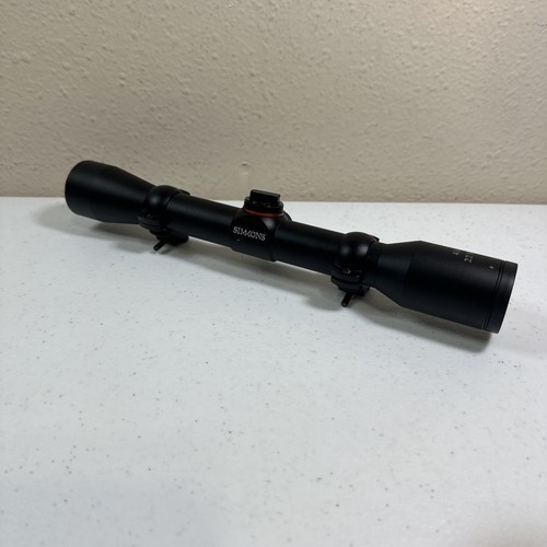 Simmons 22 Mag 4x32 Rimfire Hunting Riflescope Truplex Reticle Rings | eBay