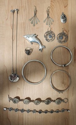 127 Gram Sterling Silver 925 Jewelry Lot Wear Or Scrap Investment | eBay