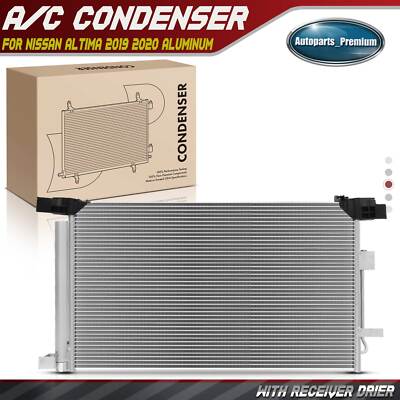 AC Condenser w/ Receiver Drier & Bracket for Nissan Altima 2019 2020 ...