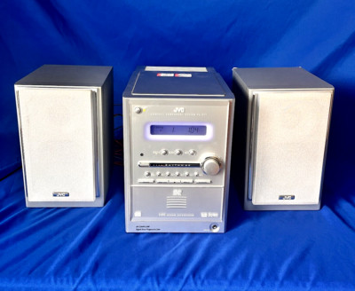 JVC SHELF SYSTEM FS-S77 Stereo AM/FM/AV CD/DVD Changer Player *No ...