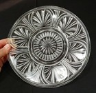 Vintage Clear Pressed Glass Plate 9-1/4 Inch | eBay