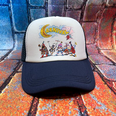 Jimmy Buffett Carnival Unisex Trucker Hat Blue Snapback Pop Rock Cap | eBay