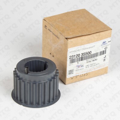 New Hyundai Kia Engine Crankshaft Sprocket 23120-35500 | eBay