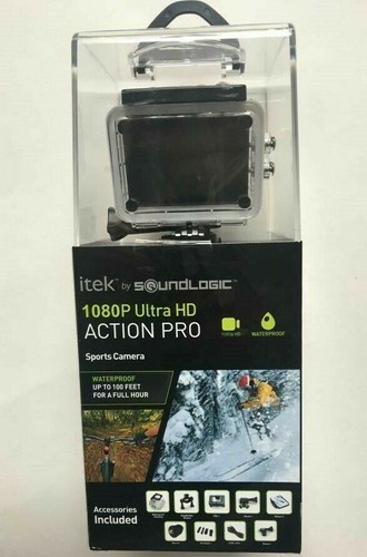 Itek SoundLogic Action Pro 1080P Ultra HD Waterproof Sports Camera ...