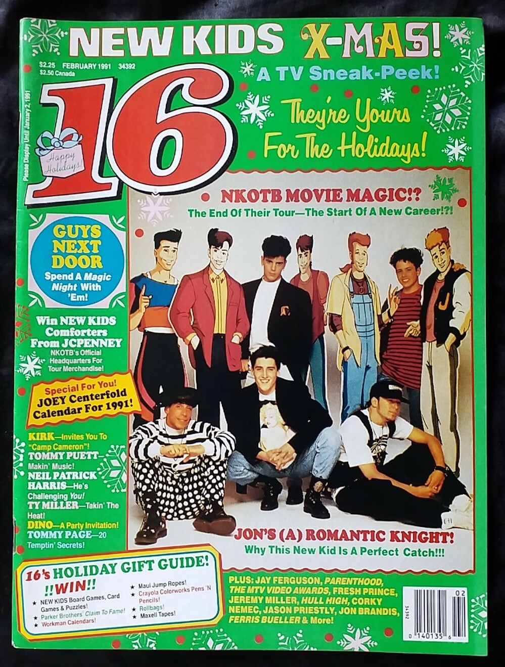 16 Magazine - New Kids On The Block X-Mas! NKOTB Cartoon Sneak Peak! | eBay
