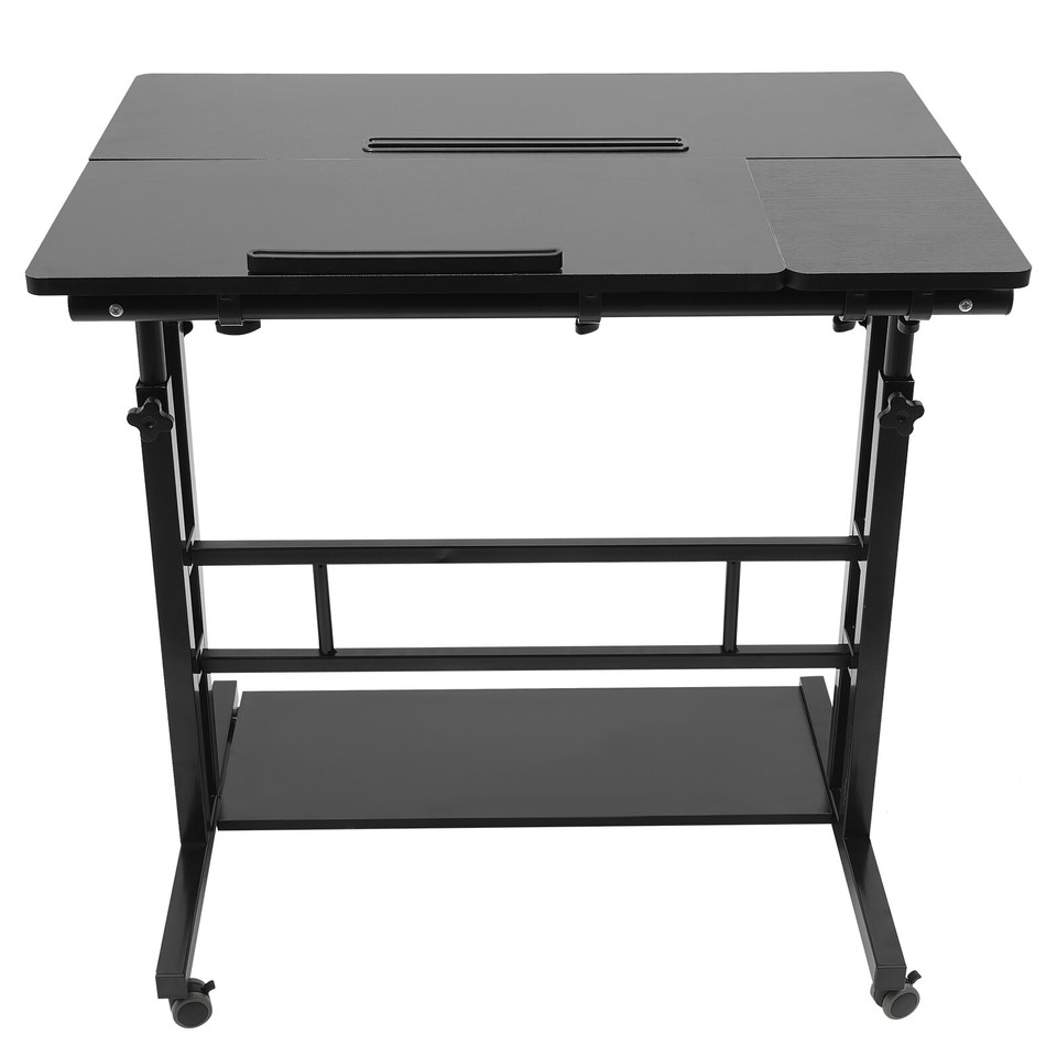 Mobile Standing Desk Adjustable Stand Up Laptop Desk Workstation for ...
