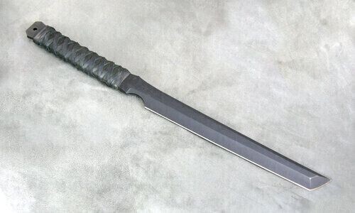 CUSTOM HANDMADE D2 TOOL STEEL HUNTING ZOMBIE TOOL SWORD KATANA SWORD ...