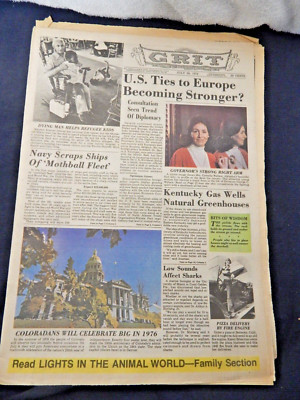 GRIT AMERICA'S GREATEST FAMILY NEWSPAPER NOSTALGIA JULY 28, 1974 | eBay