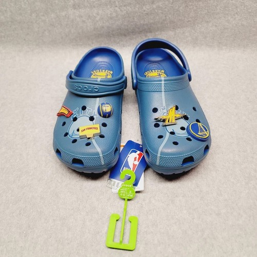 Crocs NBA Golden State Warriors Elevated Classic Clog Blue with Logo ...