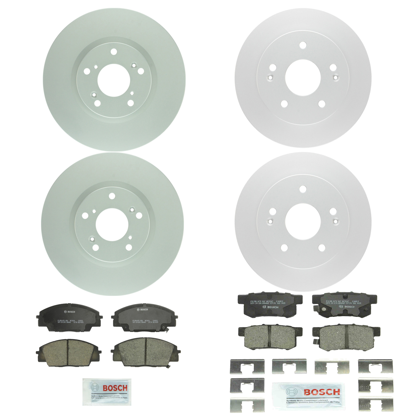 Bosch Front 299.7mm Rear 259.5mm Brake Kit Rotors Ceramic Pad For CSX ...