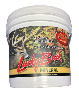 LUCKY BUCK WHITETAIL DEER MINERAL 20LB BUCKET (11111) | eBay