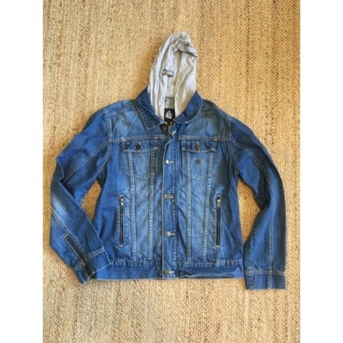 LRG Hooded Denim Jacket XL | eBay