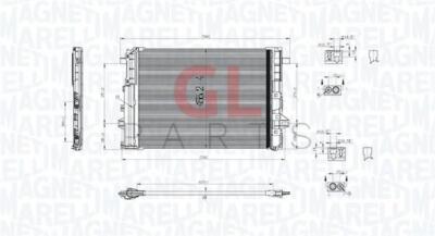 FOR MERCEDES BENZ CLA CLASS C118 2019- Air Condenser AC Radiator ...