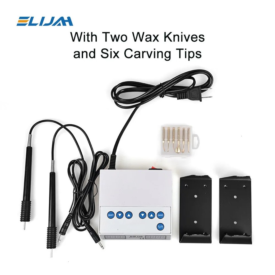 Dental Lab Electric Waxer Wax Carving Pencil Carver Pen Pot & 6 Tips ...