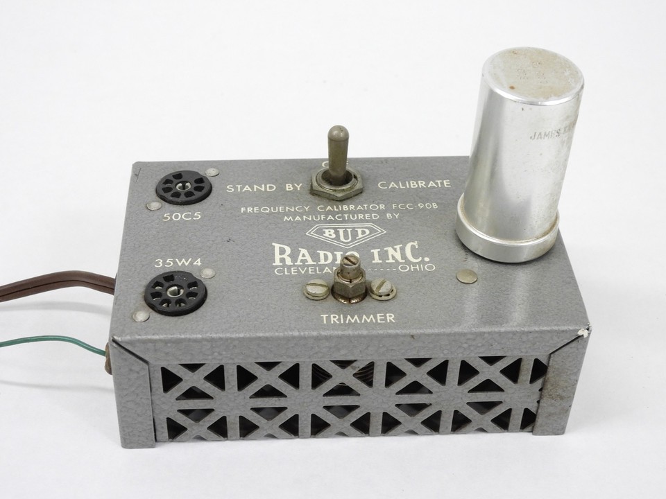 Bud Radio Inc FCC-90B Vintage Ham Radio Frequency Calibrator (nice ...