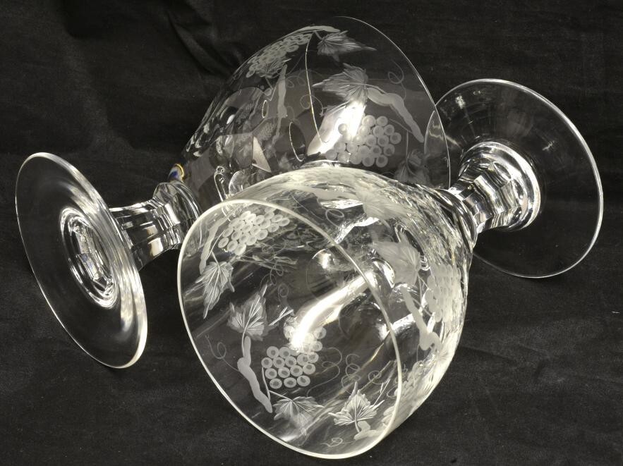 William Yeoward Crystal Large 6" CORDELIA PATTERN Water / Wine Goblets ...