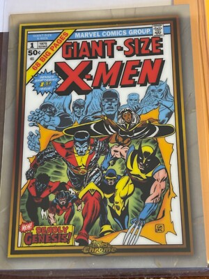 2024 Topps Chrome Marvel Giant-Size X-Men #1 Box Topper (5x7)With Top ...