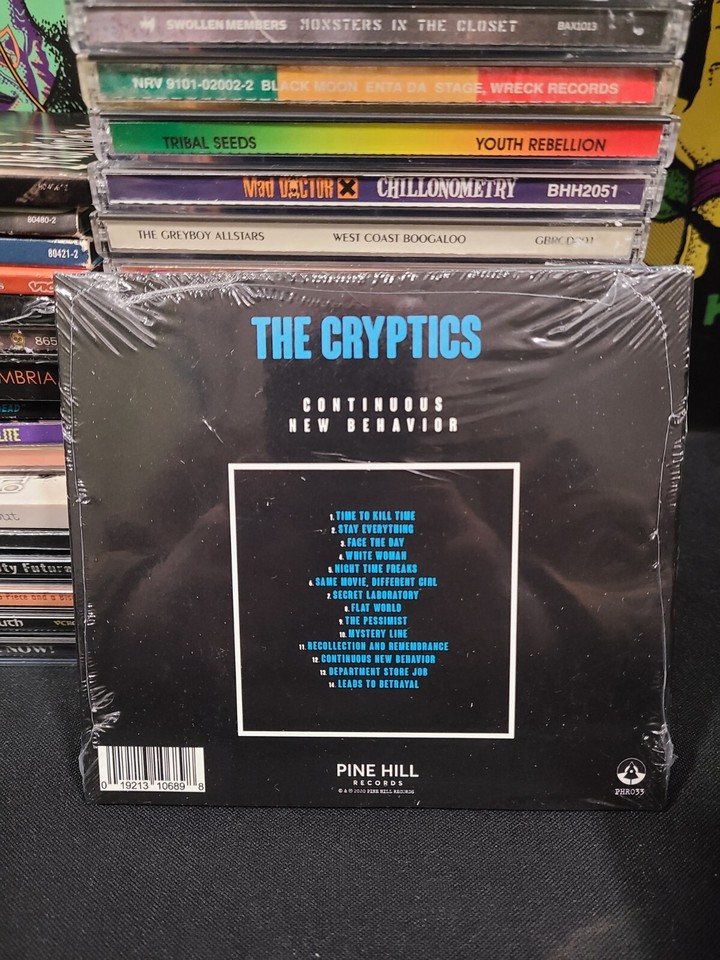 The Cryptics - Continuous New Behavior - CD Sealed Pine Hill Records ...