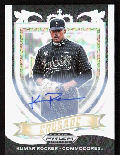 2021 Panini Prizm Draft Picks - Crusade Kumar Rocker #C-KR Silver Prizm ...