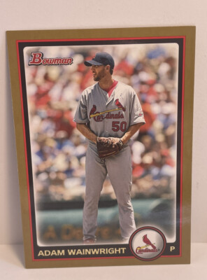 ADAM WAINWRIGHT 2010 Bowman Gold | eBay