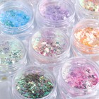 Nail Flakes Opal Nails Powder Holographic Glitter Iridescent Sequins ...