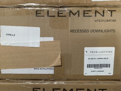 Tech Lighting Element E3-SQ-FL-LH9304-DN-IC | eBay