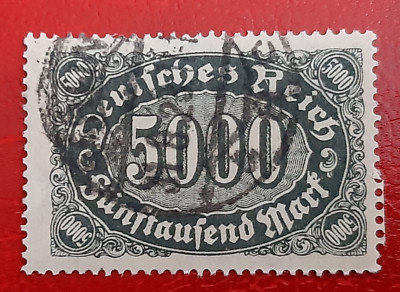 Germany Stamps Deutsches Reich 5000 Mark Mi. Nr. 256 b (20948) | eBay
