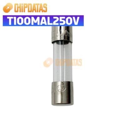 3PCS T100mAL250V T100mA 250V T100mL250V cartridge GLASS fuses 5X20mm ...