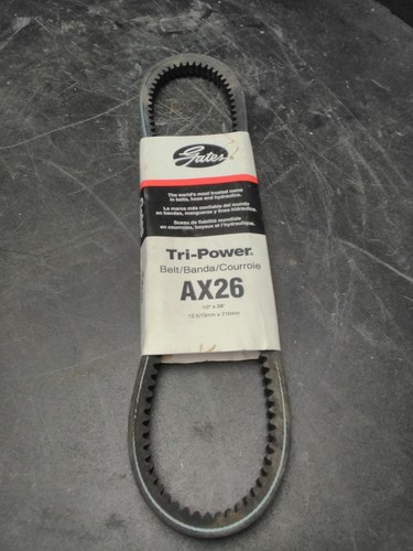 Gates Tri-Power Belt AX26 1/2" x 28" (64.75-279-8) | eBay