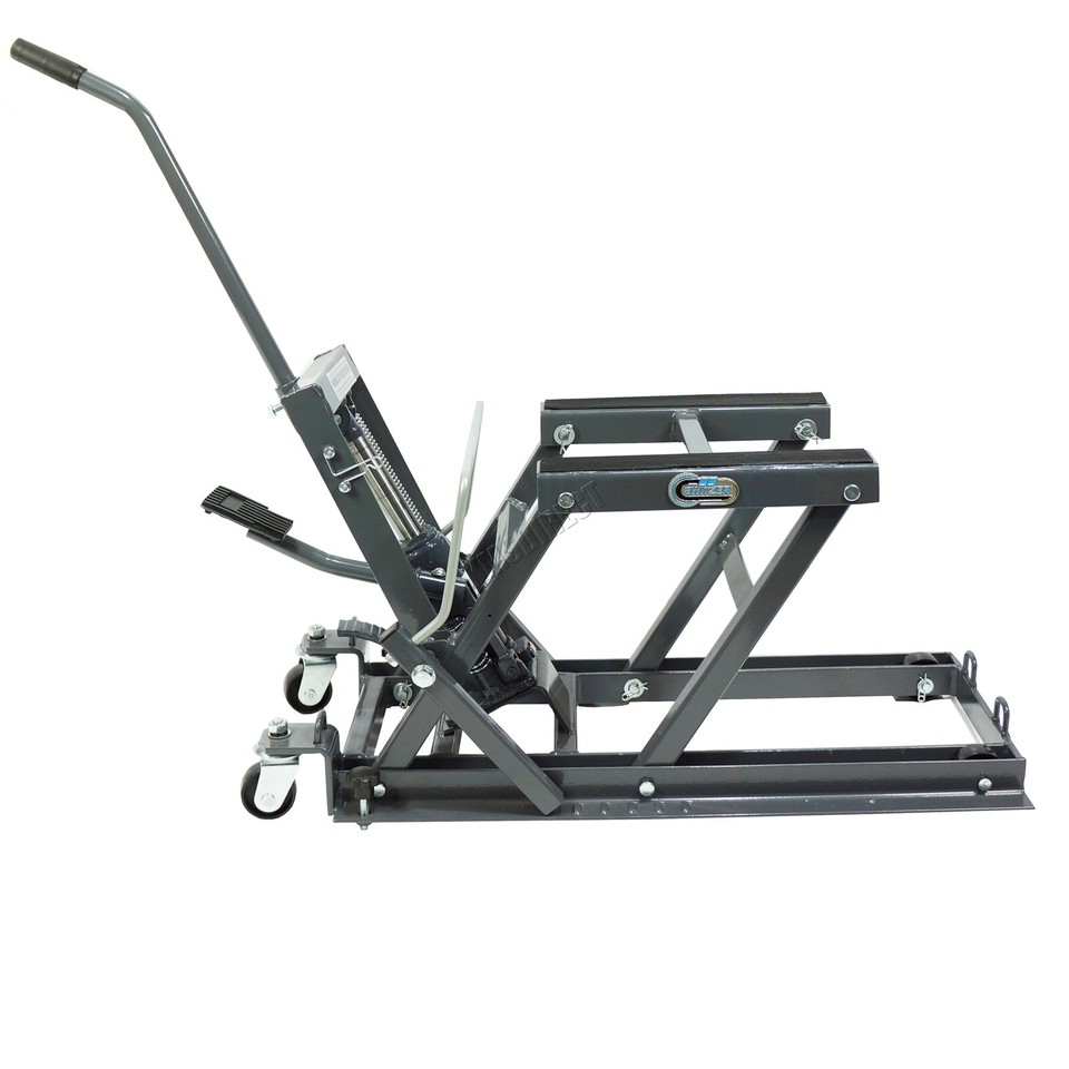 SwitZer 1500lb Hydraulic Motorcycle Motor Bike Stand Quad Lift ATV Jack ...