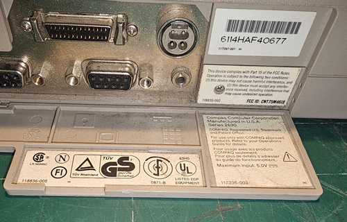 Vintage Compaq LTE/286 Laptop Series 2690 AC Adapter and Carry Case | eBay