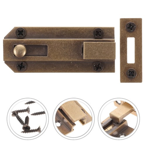 Bronze Door Bolt Security Slide Latch Lock Hardware French Latches | eBay