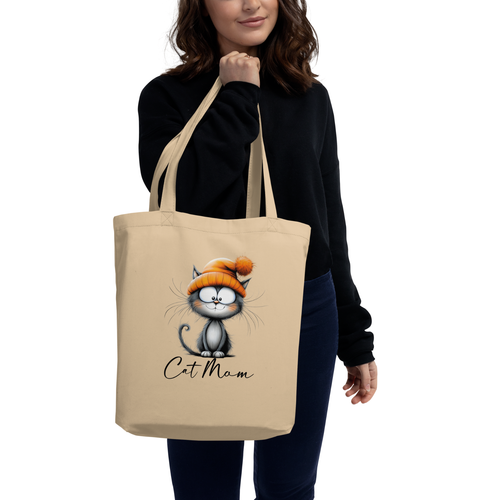 Cat Mom Tote Bag, Cat Tote Bag, Funny Cat Tote Bag, Cat Lover Tote Bag ...