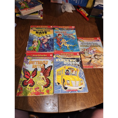5 Magic School Bus Chapter Books Paperbacks Numbers 1 7 10 14 16 | eBay