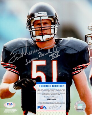 Jim Morrissey SB XX Chicago Bears Signed Autograph 8 x 10 Photo PSA DNA ...