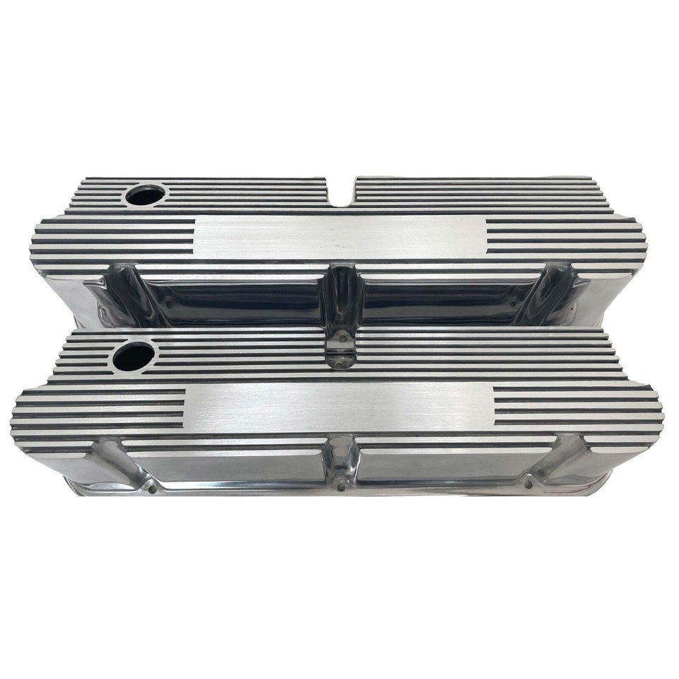 Ford SMALL BLOCK Tall Valve Covers, 351W Pentroof, Custom - Polished ...