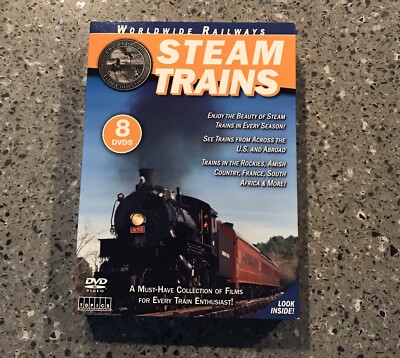 Worldwide Railways Steam Trains DVDS Collection Of Films For Train ...