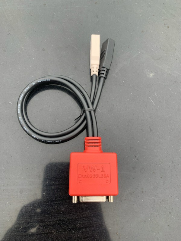 SNAP ON EURO ADAPTER CABLE SET W/ KEYS VERUS MODIS SOLUS VEHICLE EDGE ...