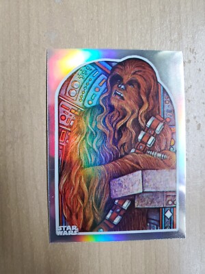 2023 Topps Star Wars Chrome ROTJ Return of Jedi 40th insert CHEWBACCA ...