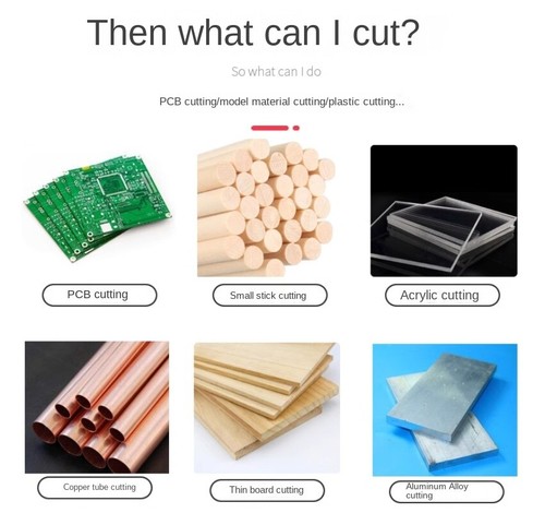 S9 Multi-functional Micro Table Saw Mini Small Table Saw DIY Benchtop ...