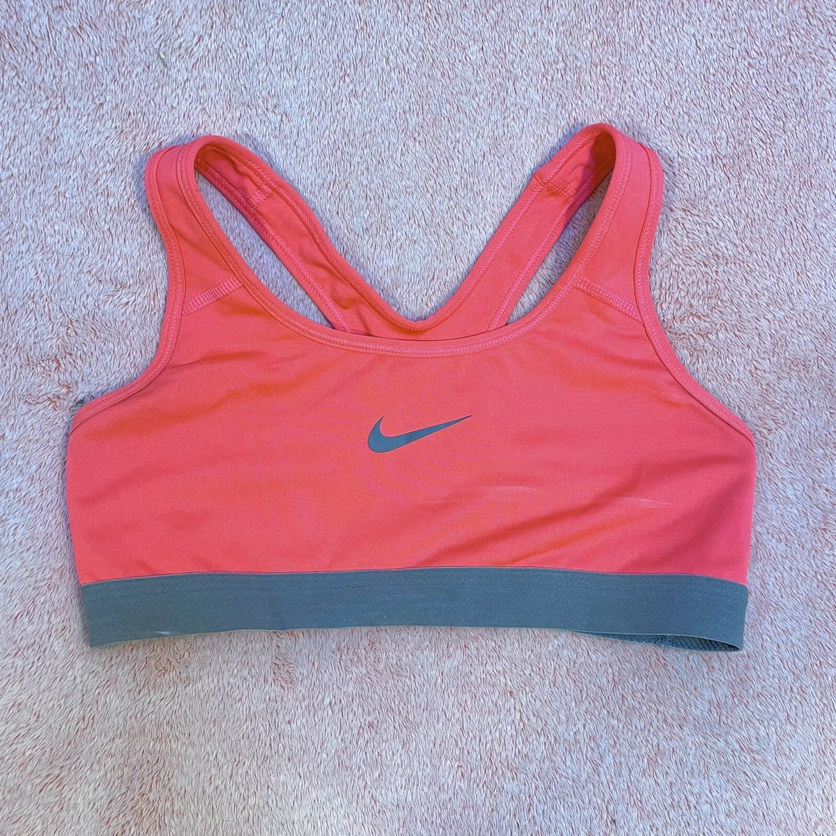 Neon Pink Nike Sports Bra