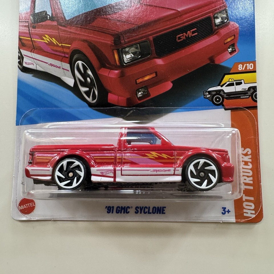 Hot wheels ‘91 GMC Syclone Red | eBay