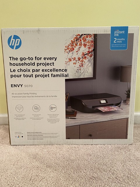 HP ENVY 5070 Wireless All-In-One Inkjet Printer - Black for sale online ...