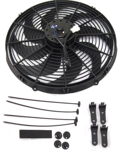 16" Inch Electric Radiator Fan Pusher Puller 120w High Power Motor 3000 ...