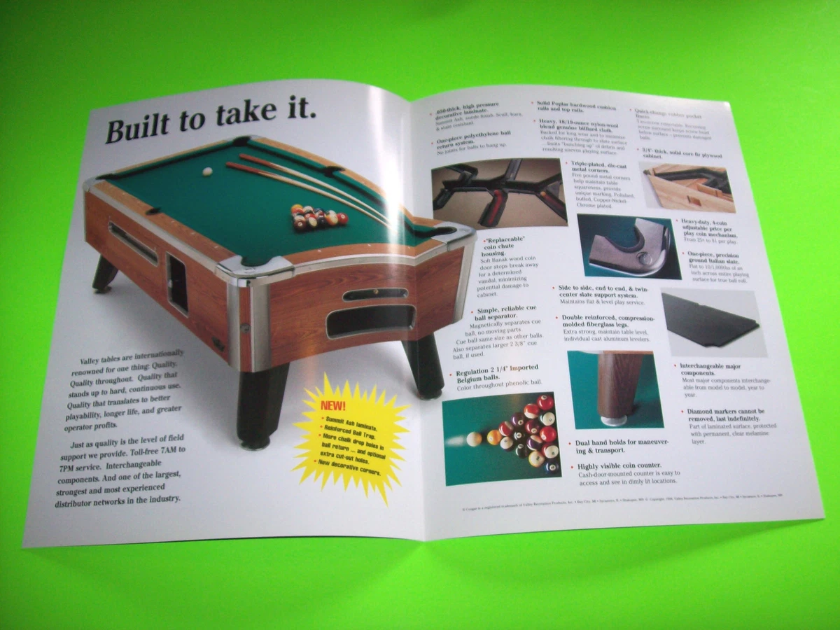 Valley Cougar Pool Table