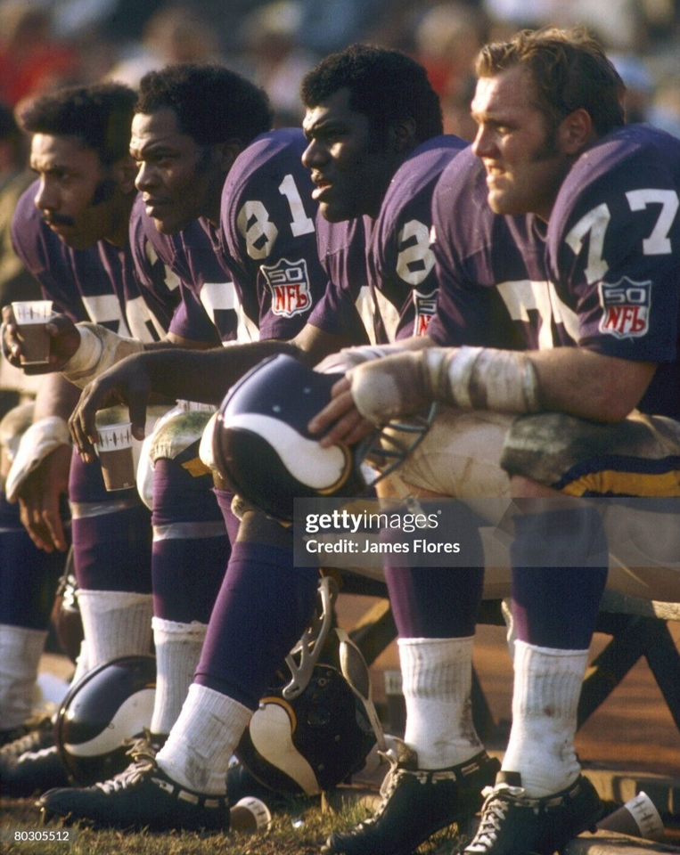 Vintage Gary Larsen Minnesota Vikings Riddell Kra-Lite RK2 Football ...